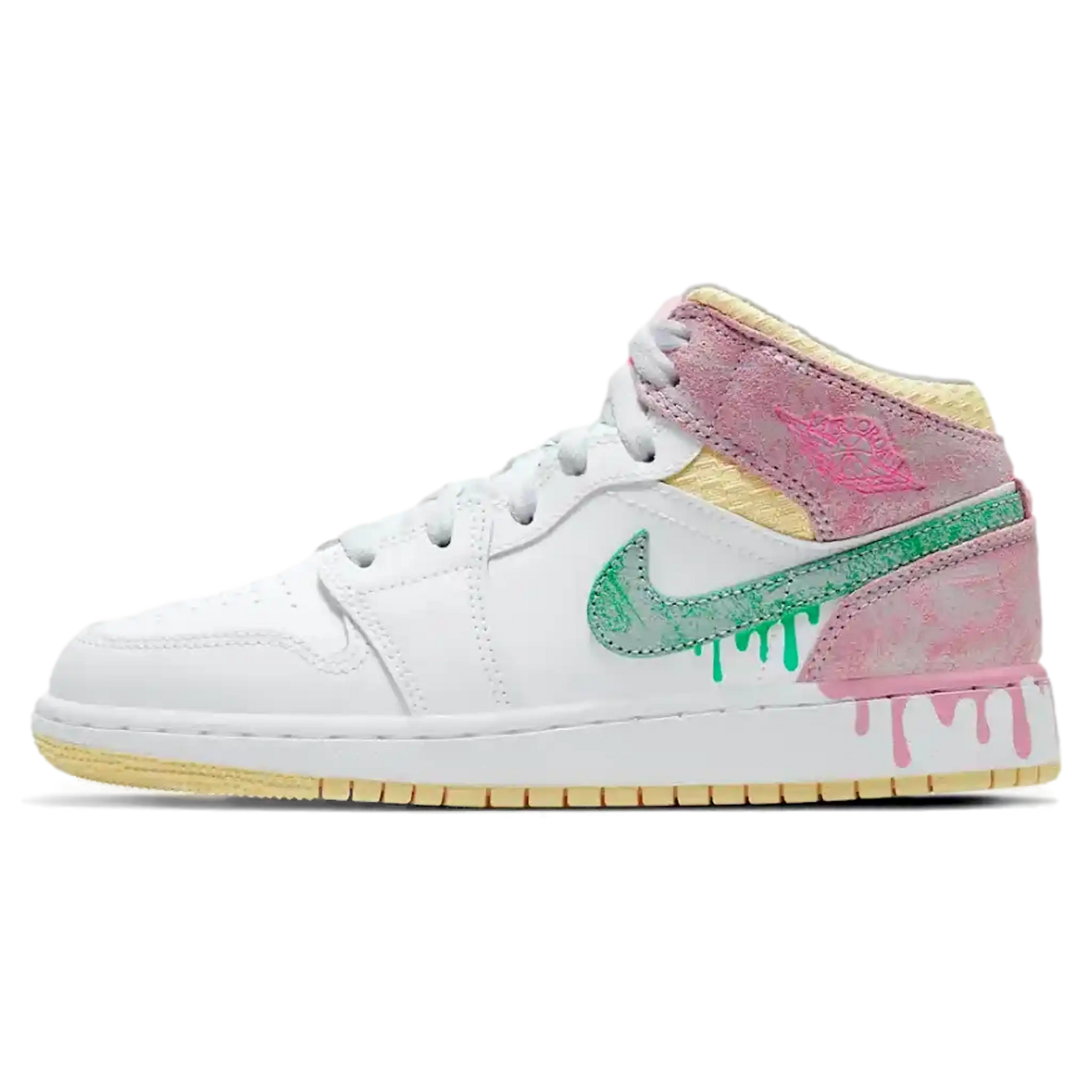 Tênis Air Jordan 1 Mid Feminino "Paint Drip" – Sneaker Sul